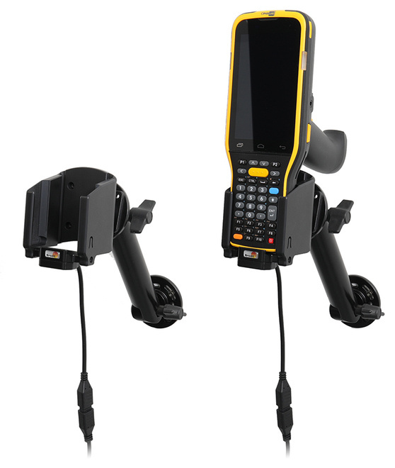 Uchwyt do CipherLab seria RK95 z wbudowaną ładowarką samochodową