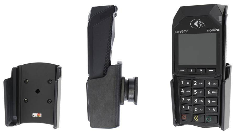 Uchwyt samochodowy do Ingenico 3000, perfekcyjnie dopasowany.