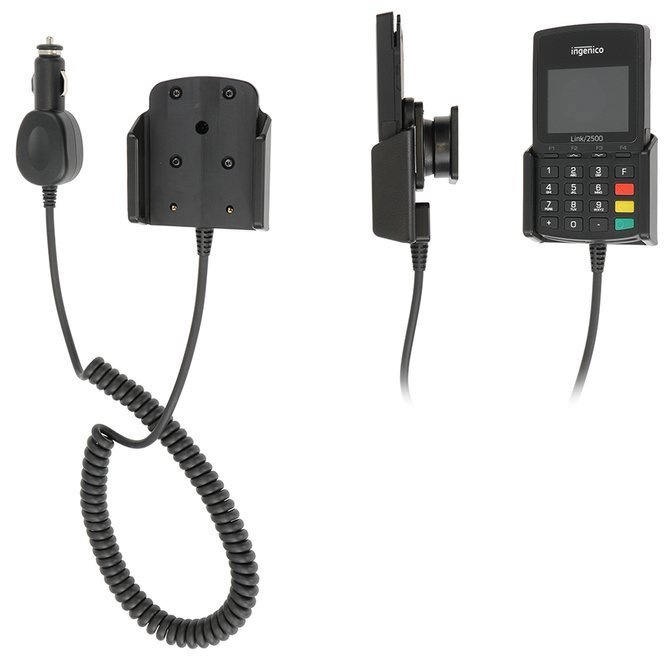 Uchwyt samochodowy do Ingenico 5000, perfekcyjnie dopasowany.